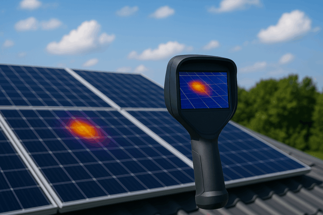 Termografering av solceller – Felsökning med värmekamera
